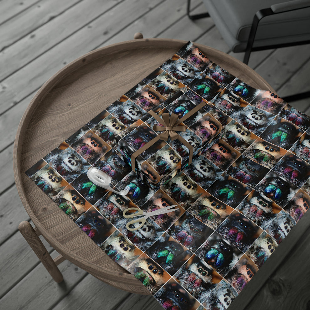 Jumping spider Gift Wrapping Paper – Hardcore Arachnids